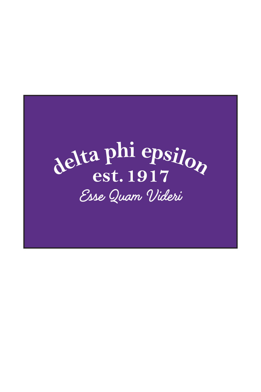 Purple Est Notecard – DPHIE Designs