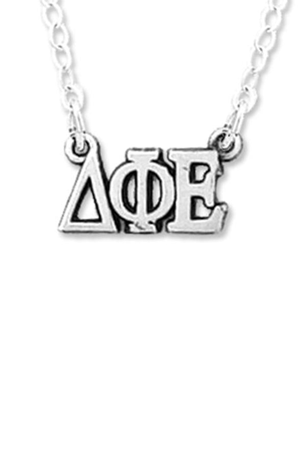 Horizontal Greek Letters Necklace – DPHIE Designs
